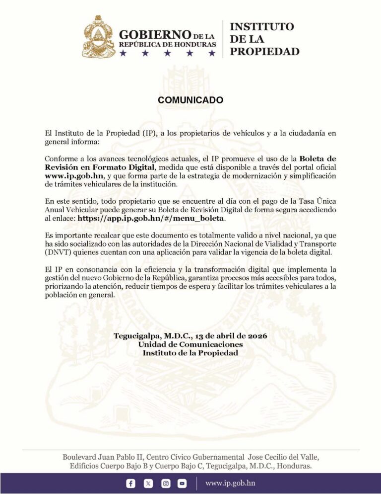 Boleta de revisión digital en Honduras: paso a paso